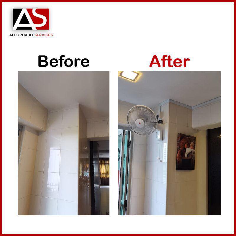 Wall Fan Installation At Sengkang - Affordable Services Pte Ltd